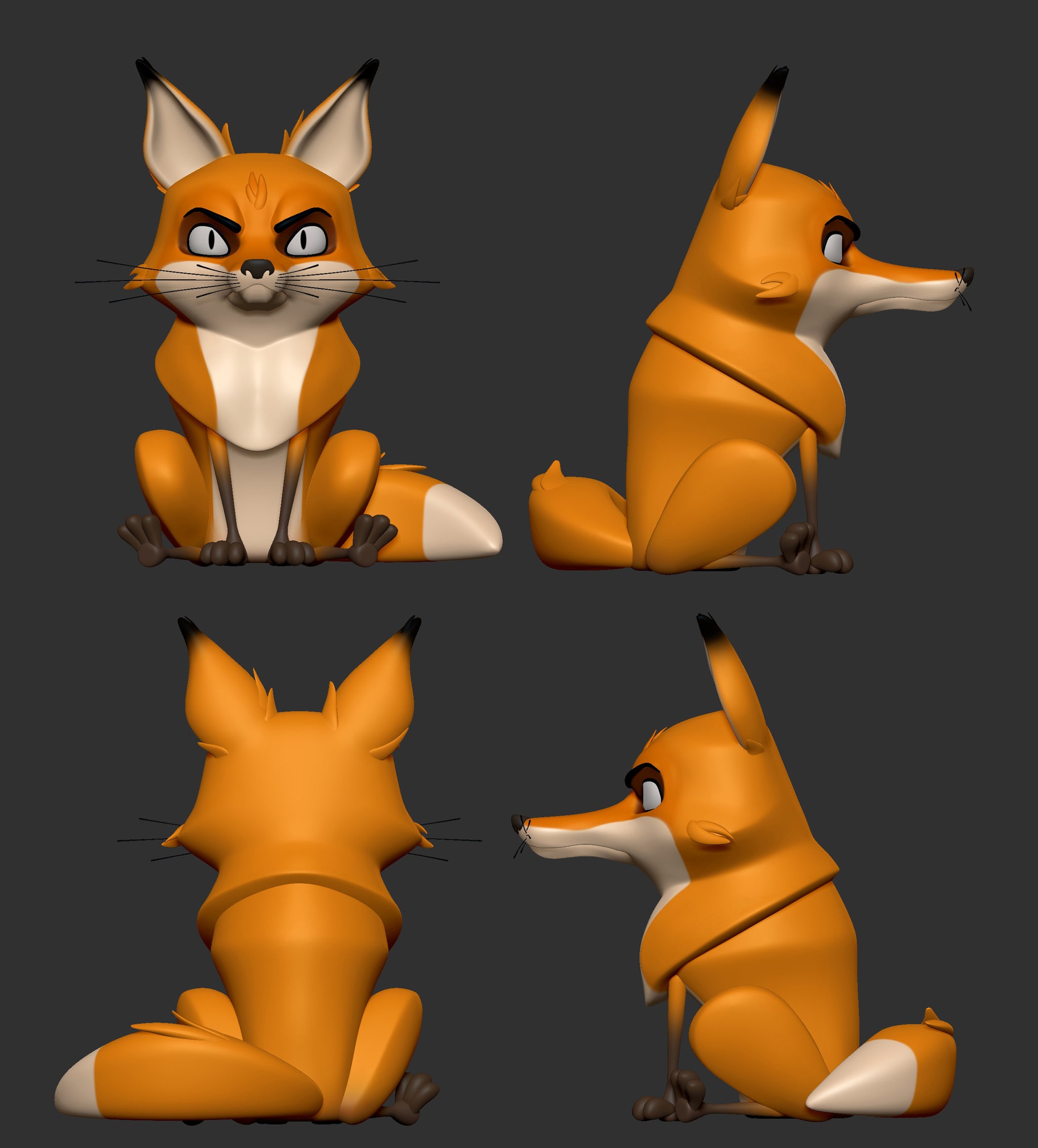 Sculpting a Stylized Fox – Follygon