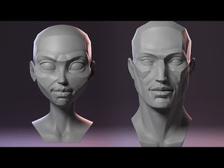 Sculpting The Planes of the Head | In-Depth Tutorial – Follygon